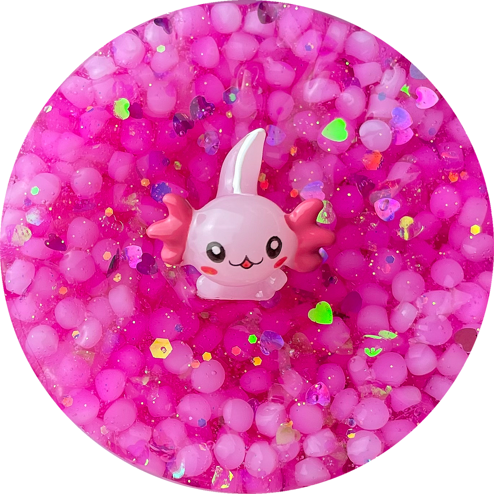 Love You A'Lotl - Slushee Slime Bead Crunchy – Squishy Squashy Slimes